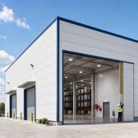 China Fire Resistant Prefabricated Steel Warehouse A2 Rated Panel Safe Storage for sale