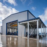 China Hot Dip Galvanized Prefabricated Workshop Buildings Corrosion Resistant Frame for sale