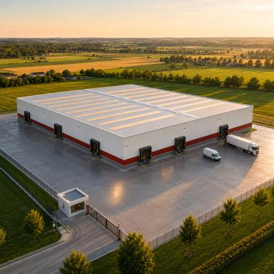 China Prefabricated Steel Structures for Modern Steel Structure Warehouses for sale