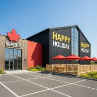 China Custom Size Steel Frame Commercial Building Tailored Design for Shopping Mall Complex for sale