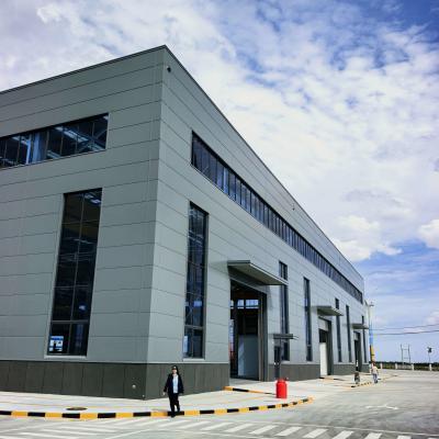 China Corrosion Resistant Prefab Steel Building Anti Rust Galvanized Frame for Coastal Warehouse for sale