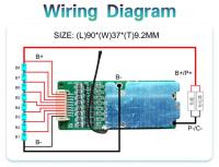 China Ebike Lithium Ion Lfp Lto Lipo Solar Lifepo4 Battery BMS Board 8S 15A 24V Battery Management System for sale