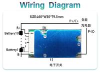 China PCM Li-Ion / LiFePO4 Battery BMS 10S 36V 15A With Electronic Switch And Balancer for sale