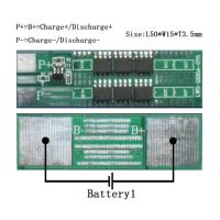 China 3.7V 1S 20A BMS Lifepo4 Battery BMS PCB Board For 18650 Cell 4.2V Charging BMS for sale