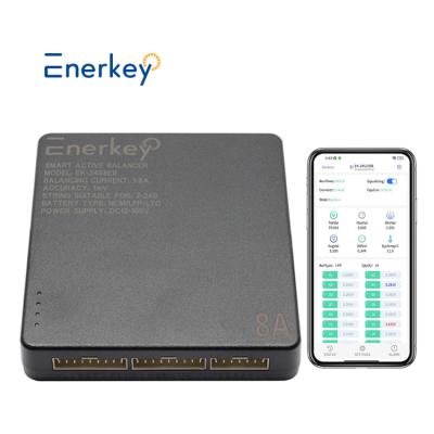 China Enerkey BMS 4S 8S 8A Smart Active Balancer Lifepo4 Lithium Ion Batteries For RV for sale