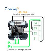 China Lithium BMS Battery Management System 4S 50A For Electronic Tricyle Battery Charger for sale