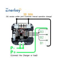 China 11.1V 12.6V Ternary Lithium Battery BMS 3S 50A For Electeic Two Whellers 12V for sale