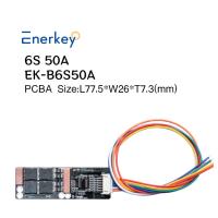 China Enerkey 24V 30V 6S 7S 50A Lithium Battery Bms System Li Ion Battery BMS Board for sale