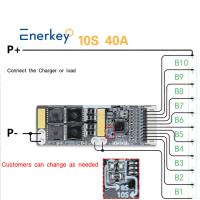 China 18650 / 21700 Battery BMS 10S 40A 42V Lifepo4 Lithium Ion Battery For RV Car for sale