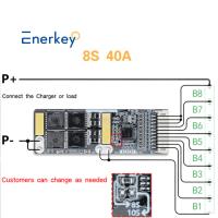 China 350w 500w 750w 1000w 1500w Li Ion Battery BMS 8S 40A Smart Bms For Electric Scooter for sale