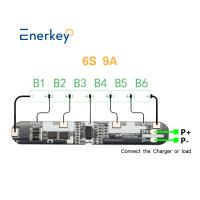 China 6S BMS 10A 22.2V Li-ion Lithium 18650 Charge Protection Board For Commercial Energy Storage for sale