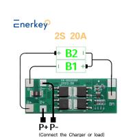 China Enerkey 2S 20A 30A Li-ion Lithium Battery 18650 Charger PCB BMS Protection Board For Drill Motor for sale