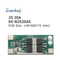 China Enerkey BMS 2S 20A 7.4V 8.4V Li-Ion LiPo Battery BMS 18650 Charger Protection Board for Electric Motorcycle for sale