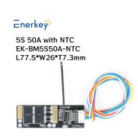 China 3S 4S 5S 50A BMS Board With NTC 60mm Length , 3.7V 18650 Lithium Battery Protection Board for sale