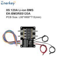 China Enerkey 8S 120A Lithium Battery Protection Board 300A Peak Current With Balancing For Electronic Car for sale