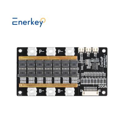 China Enerkey 3S 200A Lithium Battery BMS LiFePO4/Li-ion/Lto/SIB Protect Board with Balance for Electronic Car for sale