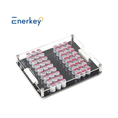China Enerkey Electric Vehicle Active Balancer 5A 13S 14S 15S 16S 17S Li-ion/Lto/Lifepo4 Battery Equalizer with Acrylic Case for sale