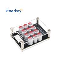 China Enerkey 3S 4S 5A Lithium Battery Active Balancer with Acrylic Li-ion/Lifepo4 Battery Equalizer for Solar Plane for sale