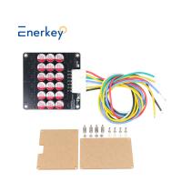 China Enerkey 4S 5S 6S 5A Capacitor Balancer with Acrylic Case Li-ion/Lto/Lifepo4 Active Equalizer for Golf Carts for sale