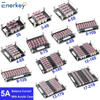 China Enerkey 5A 3S 4S 5S 6S 7S 8S 9S 10S 12S 14S 16S 17S 21S Lithium Active Equalizer with Acrylic Plate Li-ion/Lto/Lifepo4 Battery Balancer for Scooter for sale