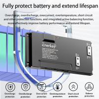 China Enerkey 16S-24S 250A Lifepo4 BMS with 8A Active Balancer and BT/CAN Bus/RS485 for Li-ion/LTO/SIB Battery Power Cabinet for sale