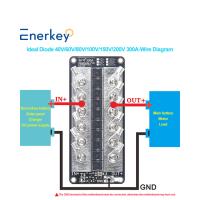 China Enerkey 100V 150V 200V 300A Ideal Diode Module Solar Energy Anti Reverse Irrigation Battery Charging Prevent Anti-backflow for sale