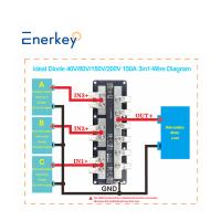 China Enerkey Ideal Diode 40V 80V 150A 1in3 3in1 Solar Photovoltaic Base Station Battery Charging Anti Reverse Irrigation for sale