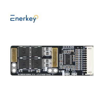 China Enerkey 3S 4S 12V 80A 9S 10S 36V Li-ion BMS with NTC 5S 6S 7S 24V for 3.7V Power Battery 18650 3.2V Lifepo4 8S 24V E-bike BMS for sale