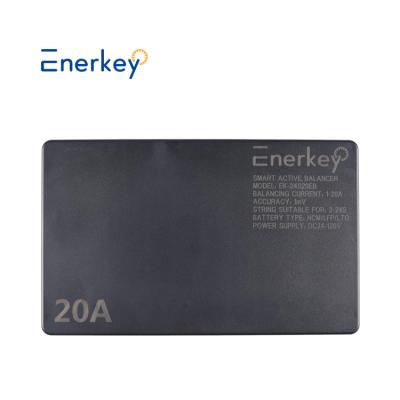 China Enerkey 20A Smart Active Balancer 4s 8s 16s 20s 24s 12v 24v 48v 60v 72v Lifepo4 Balancer Battery Equalizer for sale