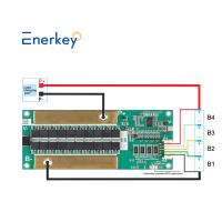China Enerkey BMS 4S 150A with NTC LiFePO4 Battery Management System DIY Solar Energy Storage for LFP Battery Cells for sale