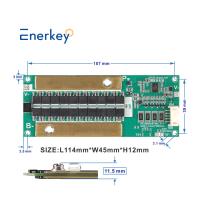 China Enerkey 3.2V LiFePO4 3.7V Lto Sib Li-ion Hardware BMS 3S 4S 150A with NTC for Electric Vehicles and Car Start for sale