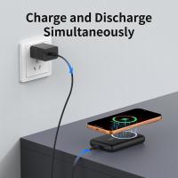 China Compact Design 10000mAh Magnetic Wireless Power Bank, Type-C PD Input & Output, 5W/7.5W/10W/15W Fast Wireless Charging Portable Charger for sale