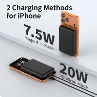China Compact Design 10000mAh Magnetic Wireless Power Bank, Type-C PD Input & Output, 5W/7.5W/10W/15W Fast Wireless Charging Portable Charger for sale