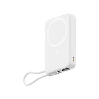 China Stylish 10000mAh Magnetic Wireless Power Bank, 15W Wireless Charging(5W/7.5W/10W/15W), Built-in TypeC Cable with Max 22.5W Output, Foldable Kickstand Portable Charger for sale