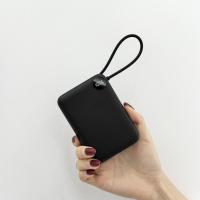 China 20000mAh Compact Fast Charging Power Bank with Built‑in Type‑C Cable, PD 20W Max 22.5W Output, LED Power Display, CE RoHS FCC Certified Portable Charger for sale