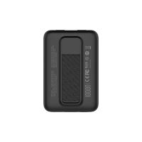 China 10000mAh Magnetic Wireless Power Bank, 3‑in‑1 Portable Charger with Built‑in Lightning & Type‑C Fast Charging Cables, Foldable Stand, LCD Digital Display, Compact External Battery Pack for Phones for sale