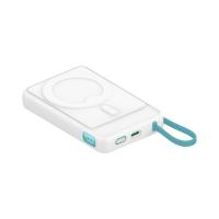 China 10000mAh Power Bank Multifunctional Portable Charger with Built in Type C Cable Wireless Charging for Apple Watch and Phones for sale