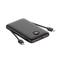 China Built In Cable Power Bank Slim Portable Charger Providing Power Supply and Built In Connectors for Mobile Devices and Gadgets for sale