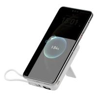 China Magnetic Wireless 10000mAh Power Bank with Foldable Kickstand and LED Display Providing Safe Fast Charging for Smartphones for sale
