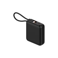 China Mini 10000mAh Power Bank 22.5W Fast Charging with Built-in USB-C Cable, LED Digital Display Portable Charger, Ultra-Light 170g Compact Battery Pack for iPhone 16/15 Samsung Galaxy iPad Travel for sale