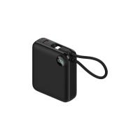China Mini 10000mAh Power Bank 22.5W Fast Charging with Built-in USB-C Cable, LED Digital Display Portable Charger, Ultra-Light 170g Compact Battery Pack for iPhone 16/15 Samsung Galaxy iPad Travel for sale