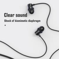 China Lenovo HF130 Wired In Ear Earphones Tangle Free Type C Wired Earphones for sale