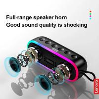 China Lenovo K8 RGB Bluetooth Speaker Wireless Hifi Surround Bass Speaker for sale
