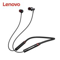 China Lenovo HE05X Neck Bluetooth Headphones Black Bluetooth 5.0 Noise Reduction IPX4 for sale