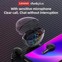 China Lenovo LP80PRO Game Wireless Earbuds RGB Bluetooth Sports Headphones for sale