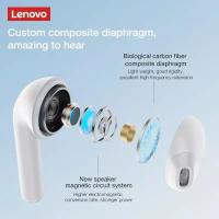 China Black White TWS Wireless Earbuds 20Hz Lenovo LP50 Deep Bass Sound for sale