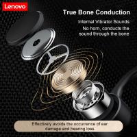 China Lenovo X4 Bone Conduction Bluetooth Earphone Black FCC Certificate for sale