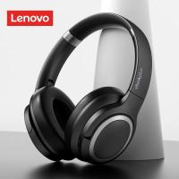 China Lenovo TH40 Wired Over Ear Headphones Black Folding Stereo Headphones for sale