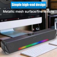 China FCC RGB Bluetooth Speaker Surround Stereo OEM Lenovo TS33-B Led RGB Speaker for sale