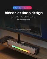 China FCC RGB Bluetooth Speaker Surround Stereo OEM Lenovo TS33-B Led RGB Speaker for sale